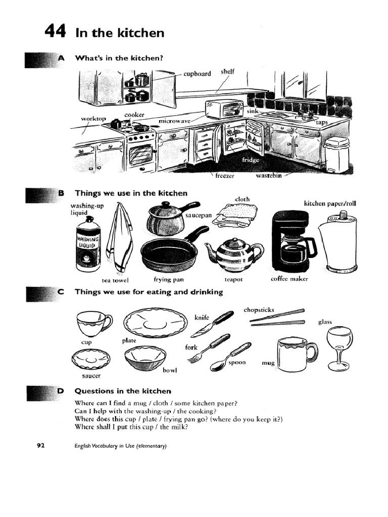 House - Vocabulary | PDF