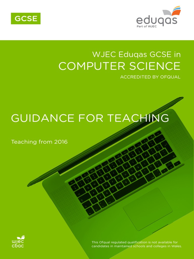 Eduqas Gcse Computer Science Guidance For Teaching Pdf Computer Data Storage Computer Network 