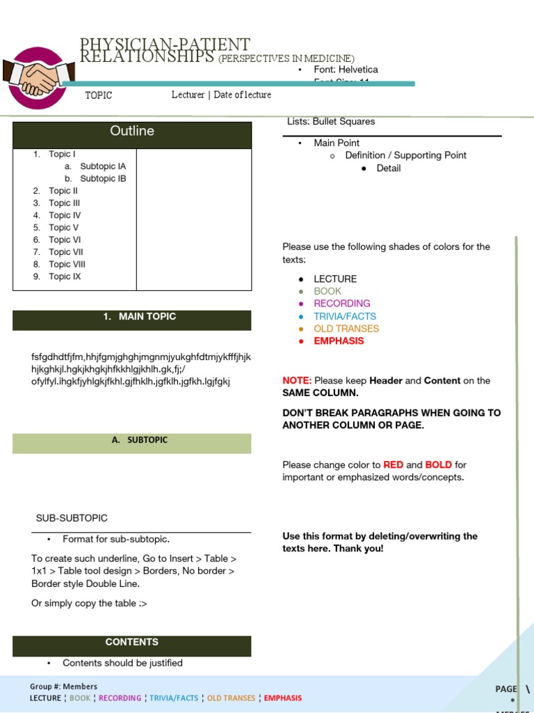 PPR Template | PDF | Written Communication | Encodings