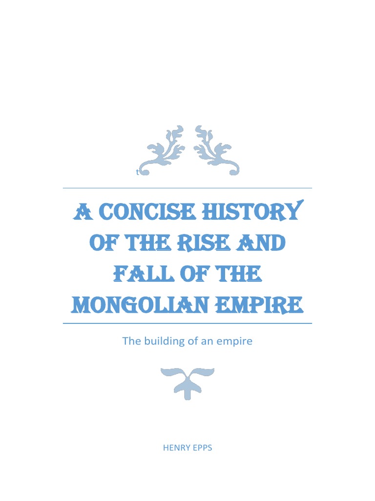 Rise and Fall of the Mongol Empire | PDF | Genghis Khan | Mongol Empire