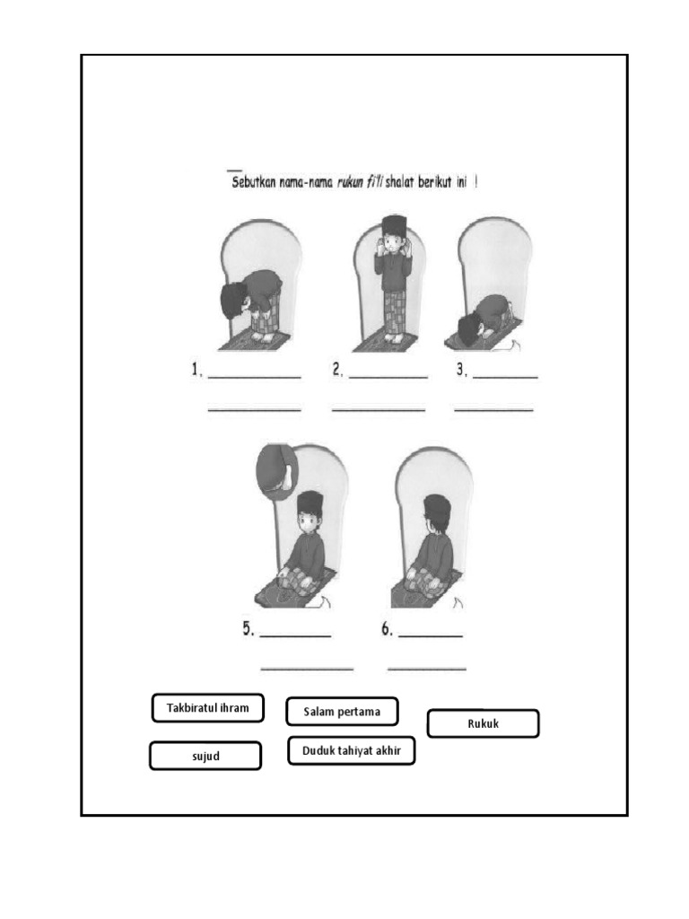 Soalan Rukun Solat | PDF