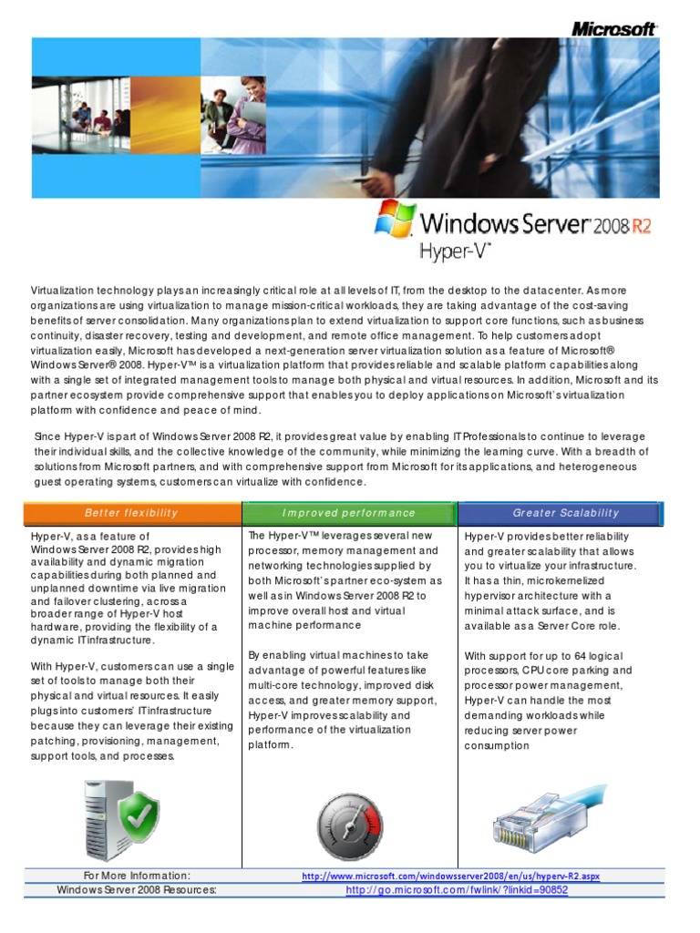 HyperV R2 Datasheet v1 EN | PDF | Hyper V | Virtualization