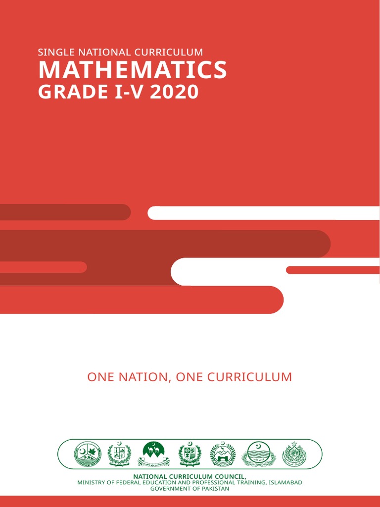 Mathematics Singal National Curriculum | PDF | Curriculum | Multiplication