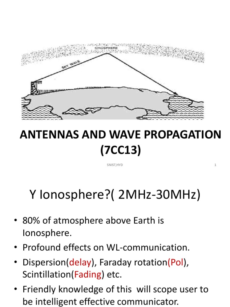 Unit 6 Awp | PDF | Ionosphere | Radio Propagation Unit 6 Awp | PDF | Ionosphere | Radio Propagation