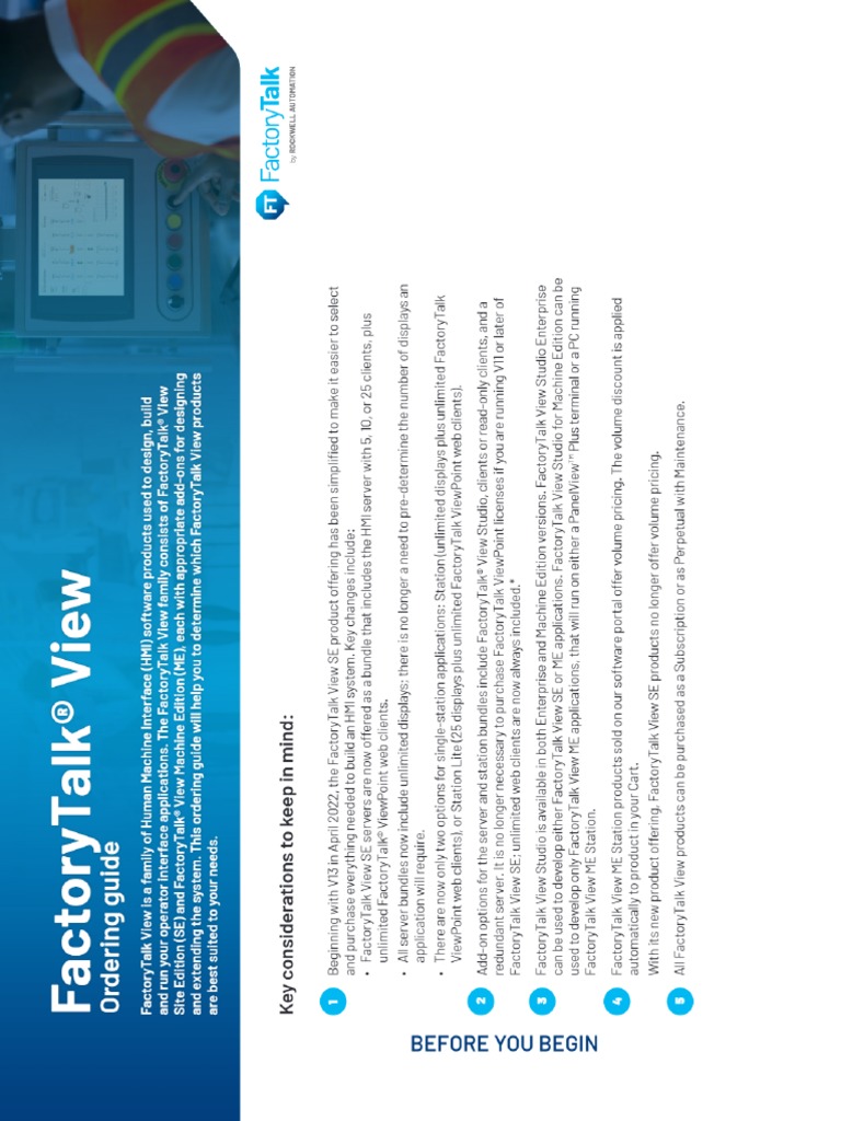 FactoryTalk View Site Edition - FactoryTalk | PDF