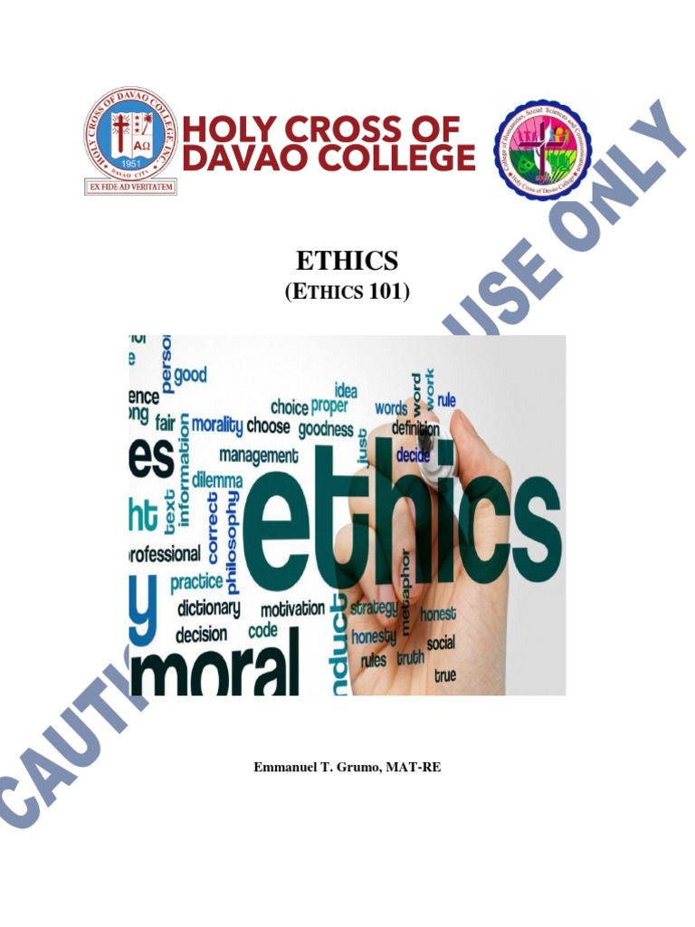 Ethics Lesson 1 | PDF | Morality | Natural Law