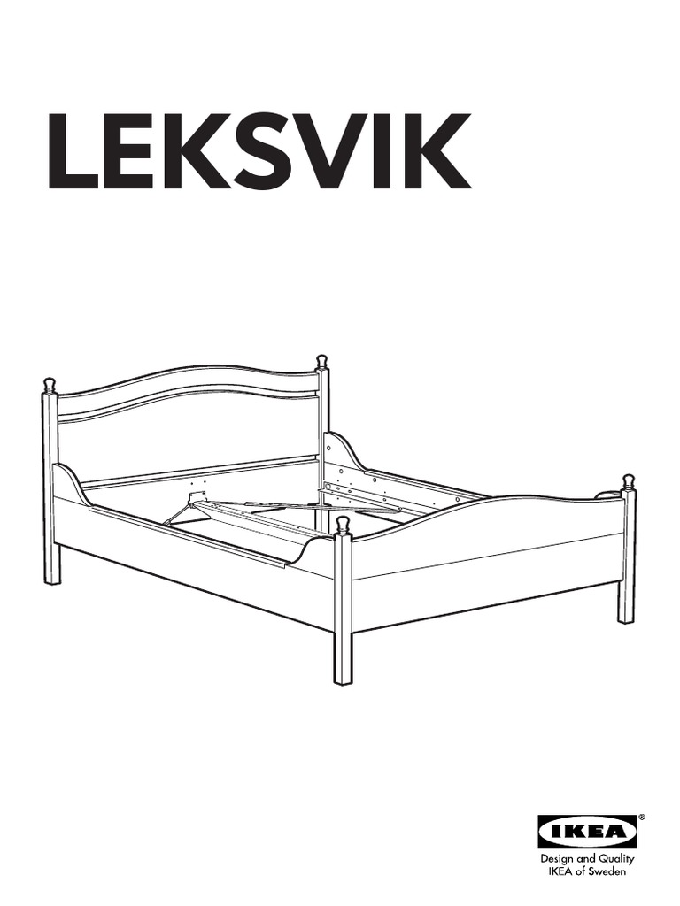 Ikea Leksvik Bed Frame | PDF | Maison et jardin | Technologie et ingénierie
