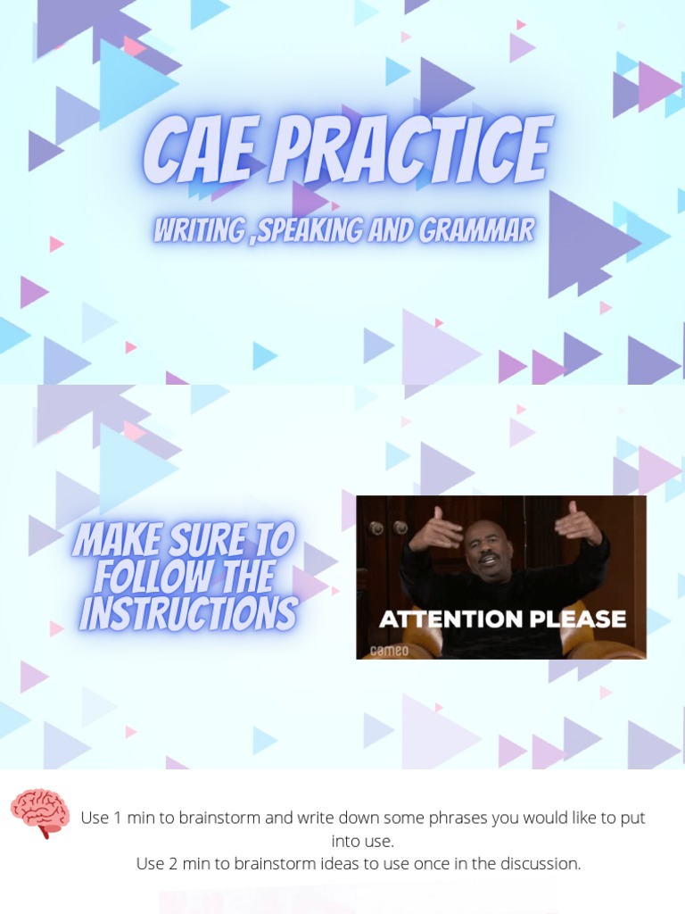 Cae practice | PDF