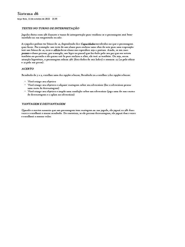 RPG - Design - Microsoft OneNote Online | PDF