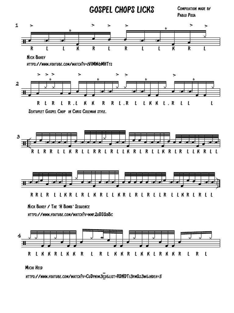 GOSPEL CHOPS 1.musx | PDF