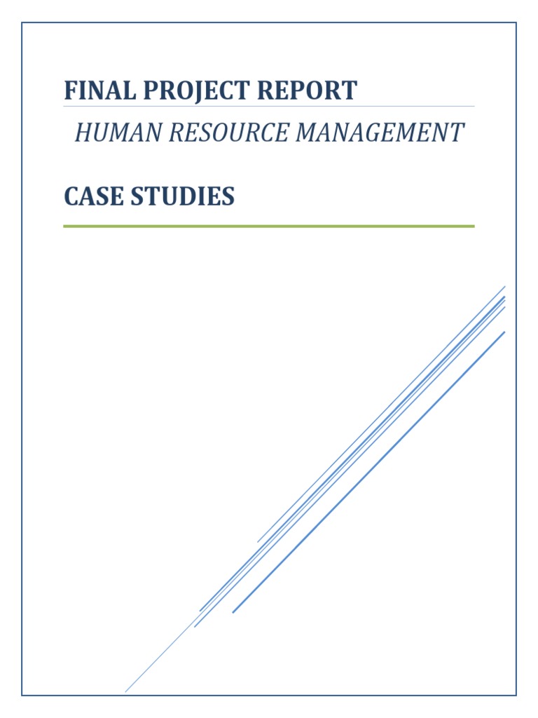 HRM Report | PDF | Human Resource Management | Employment