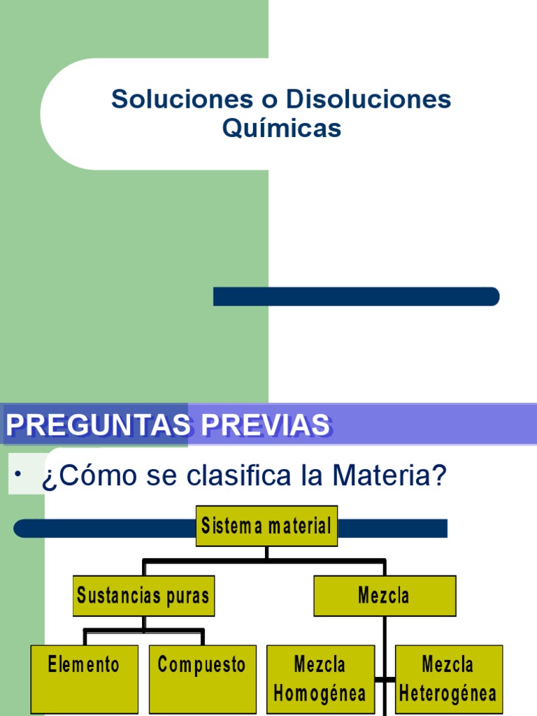 Soluciones químicas: propiedades, tipos y concentración | PDF | Solubilidad | Mezcla