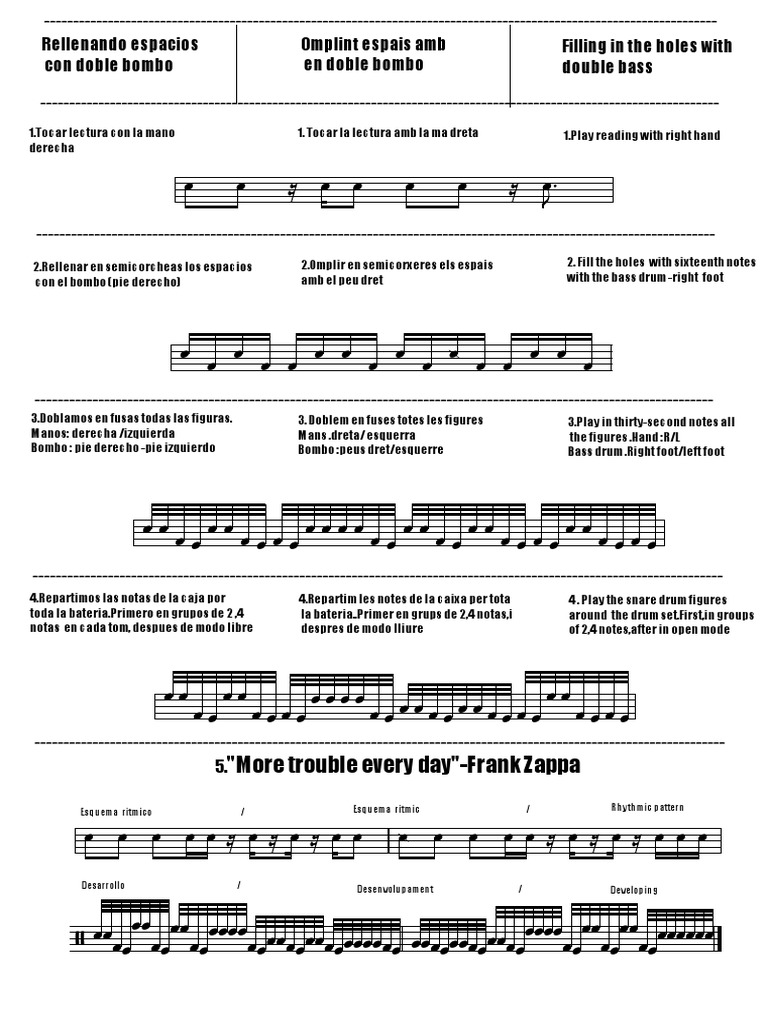 Doble Bombo 2 | PDF | Instrumentos de percusión | Teoría musical