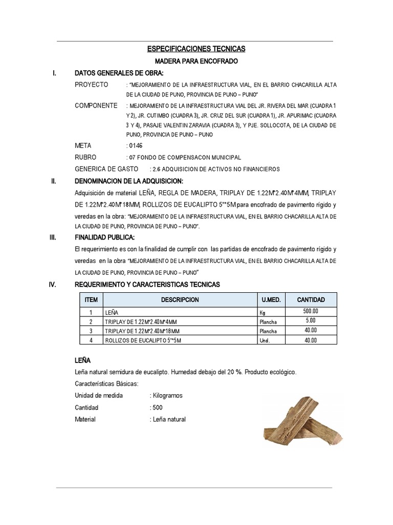 Tdr. Madera Ok | PDF | Pascal (Unidad) | Unidades de medida