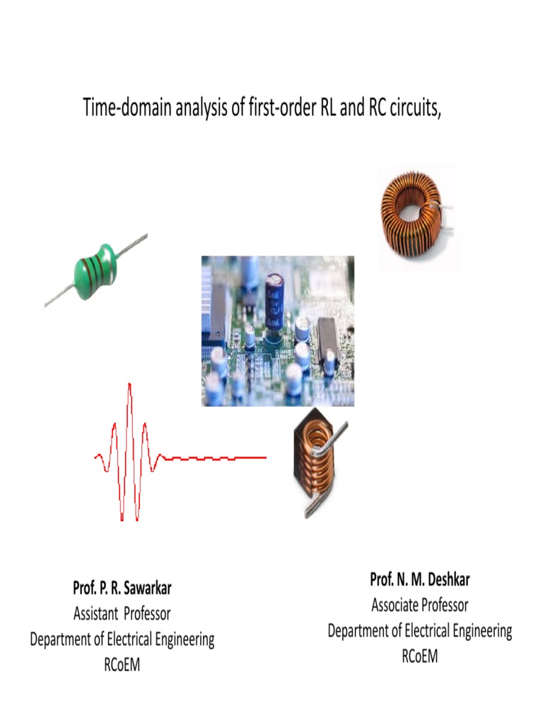 Time-Domain Analysis of First-Order RL and RC Circuits | PDF ... Time-Domain Analysis of First-Order RL and RC Circuits | PDF ...