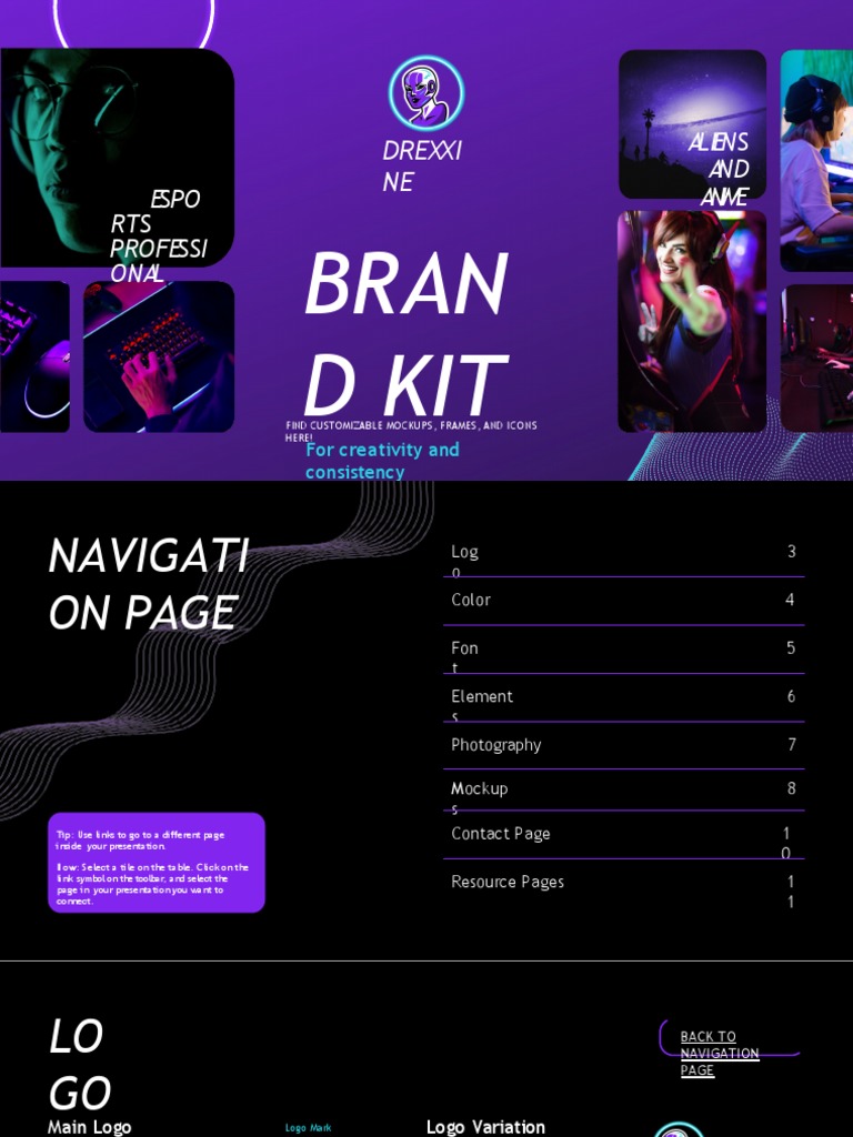 Violet Teal Ethereal Vibrant Tech Brand Guidelines Presentation | PDF ...