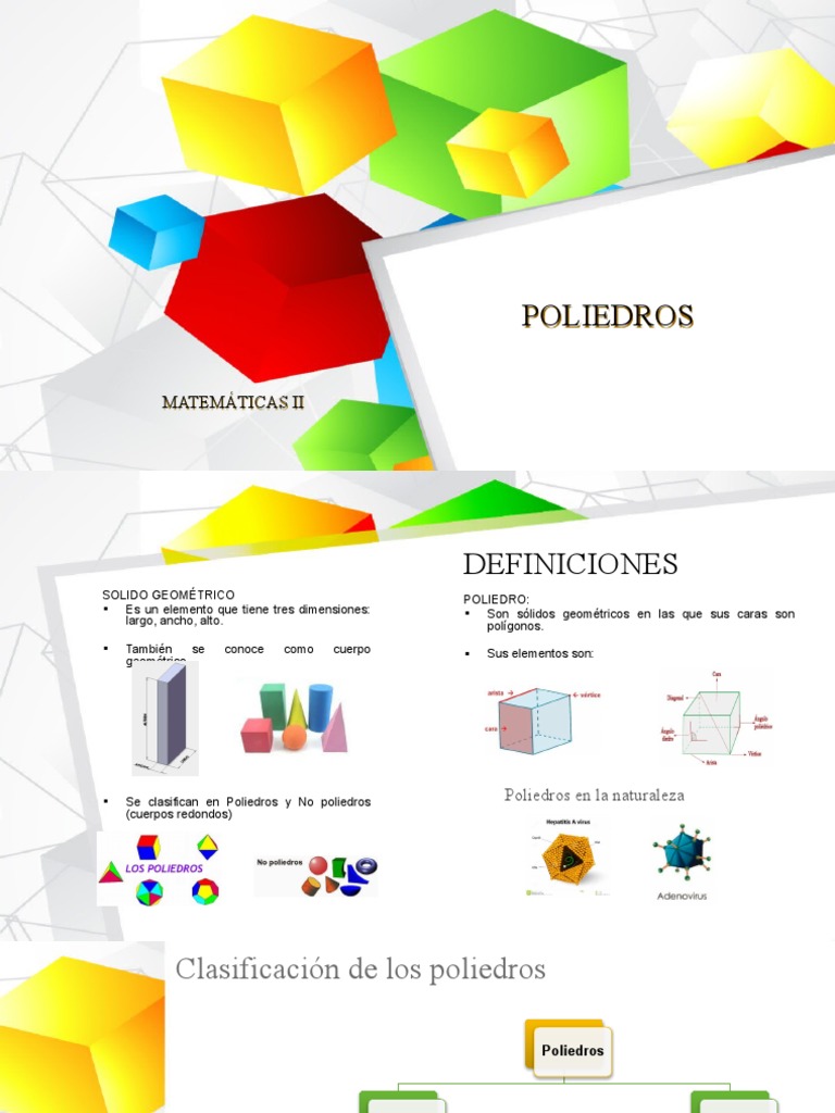 POLIEDROS | PDF | Politopos | Geometría euclidiana