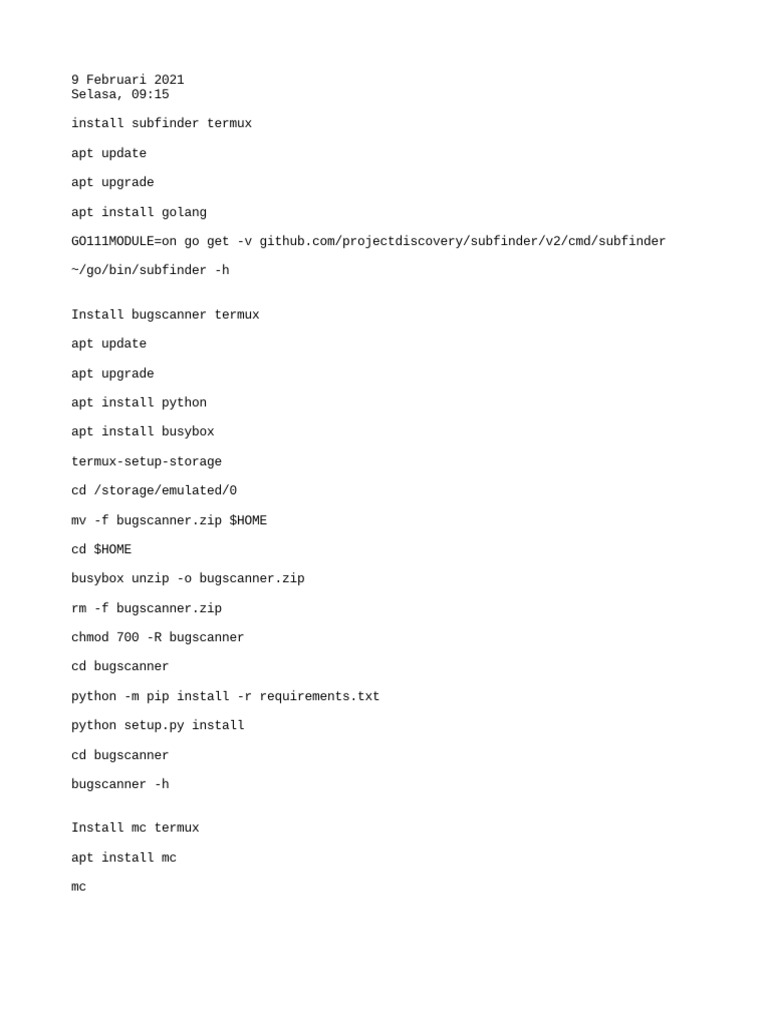 Subfinder Bugscanner MC | PDF