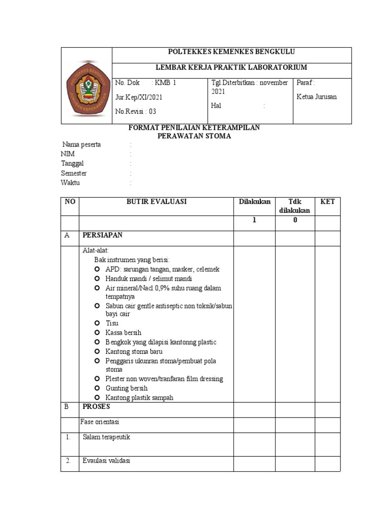 SOP KMB 1 (Revisi 2022) | PDF