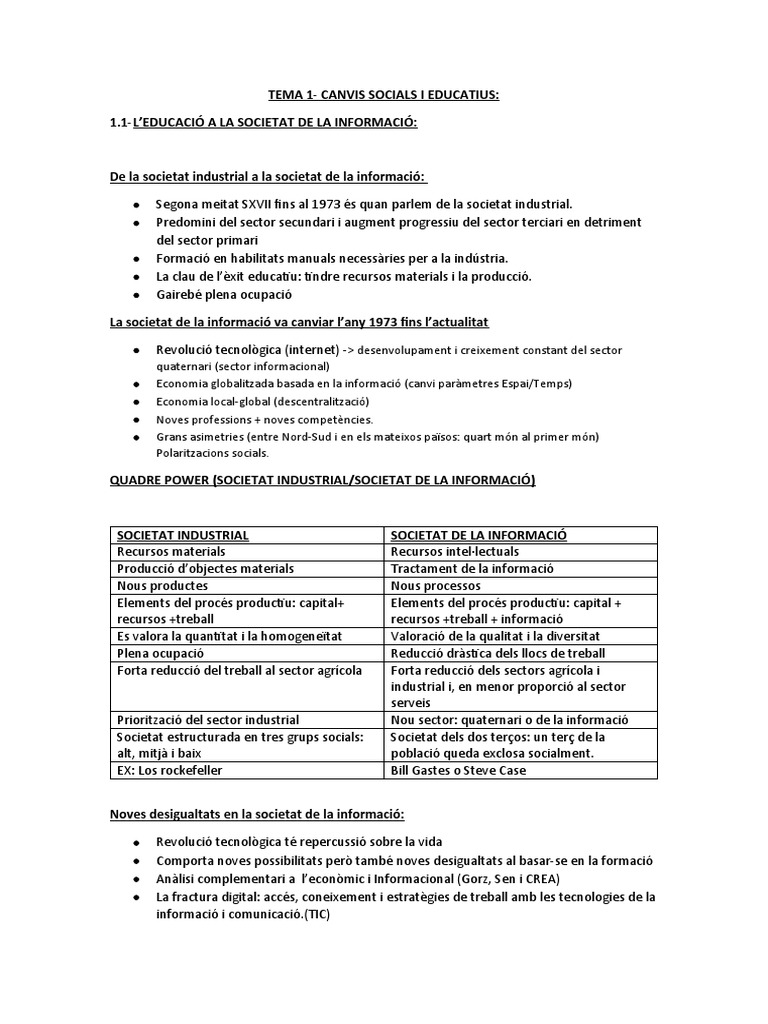 Apunts Sociologia | PDF