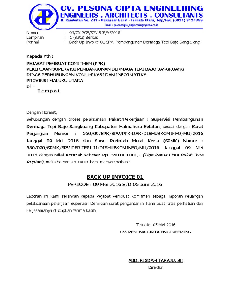 Surat Pengantar Invoice | PDF