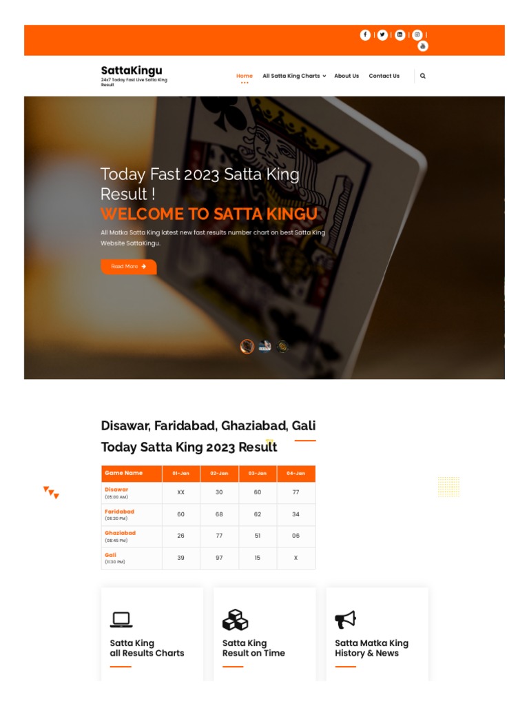 Aaj Ka Satta King Result Sattakingu Today Fast Matkaking Number | PDF ...