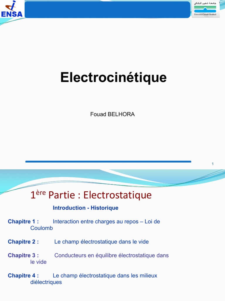 Cours d'électrocinétique complet | PDF | Impédance (électricité ...