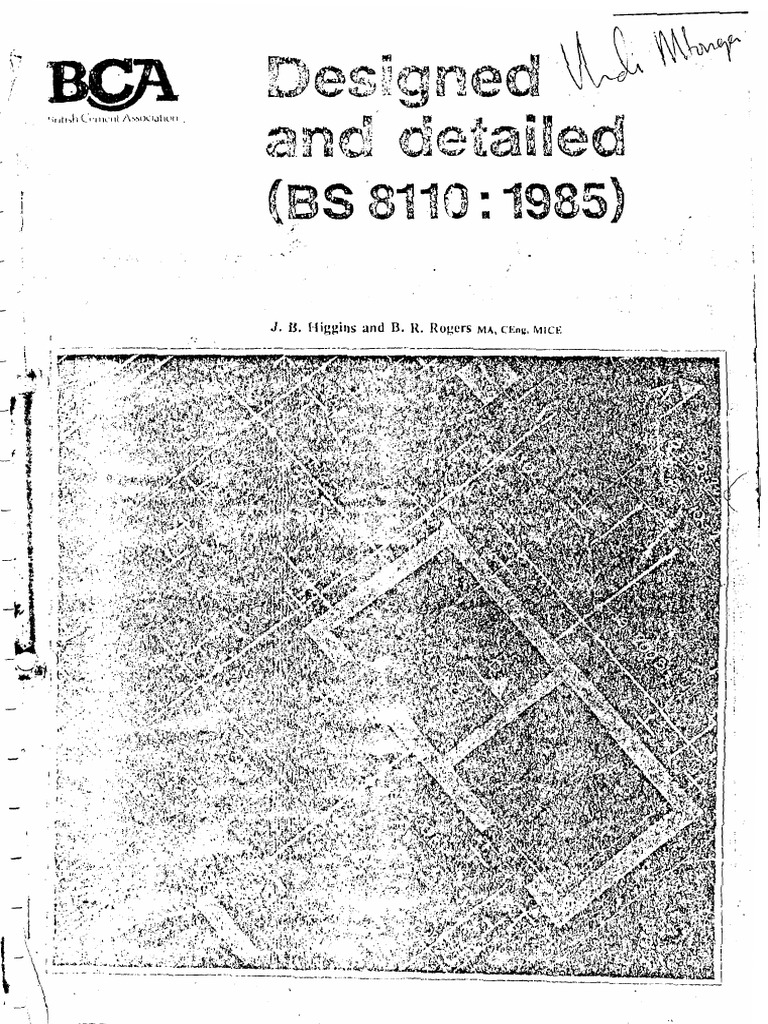 BS 8110 Design and Detailed | PDF | Civil Engineering | Real Estate
