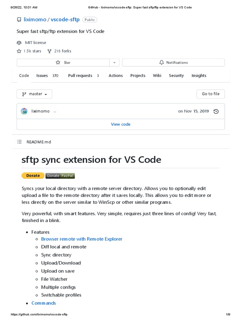 SFTP Vscode | PDF | File Transfer Protocol | Computer Science