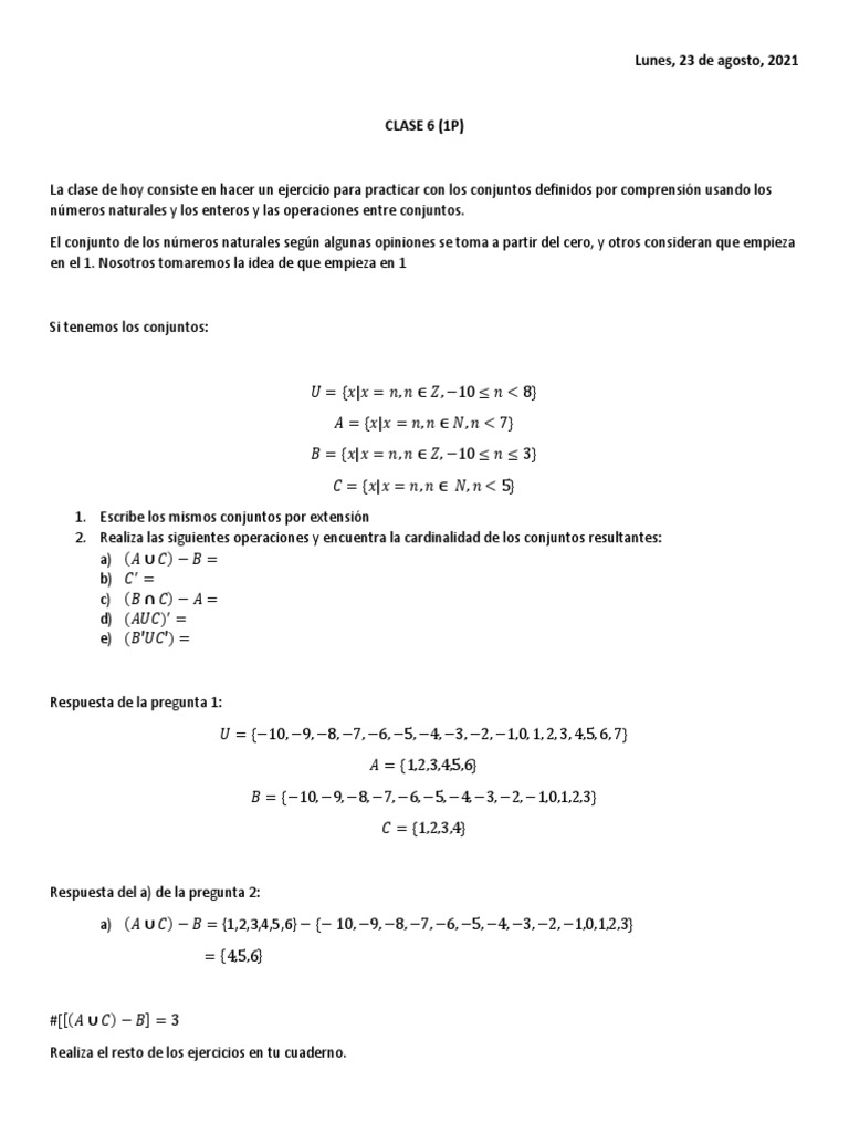 Clases de Temas Selectos de Matemáticas - 4 | PDF Clases de Temas Selectos de Matemáticas - 4 | PDF