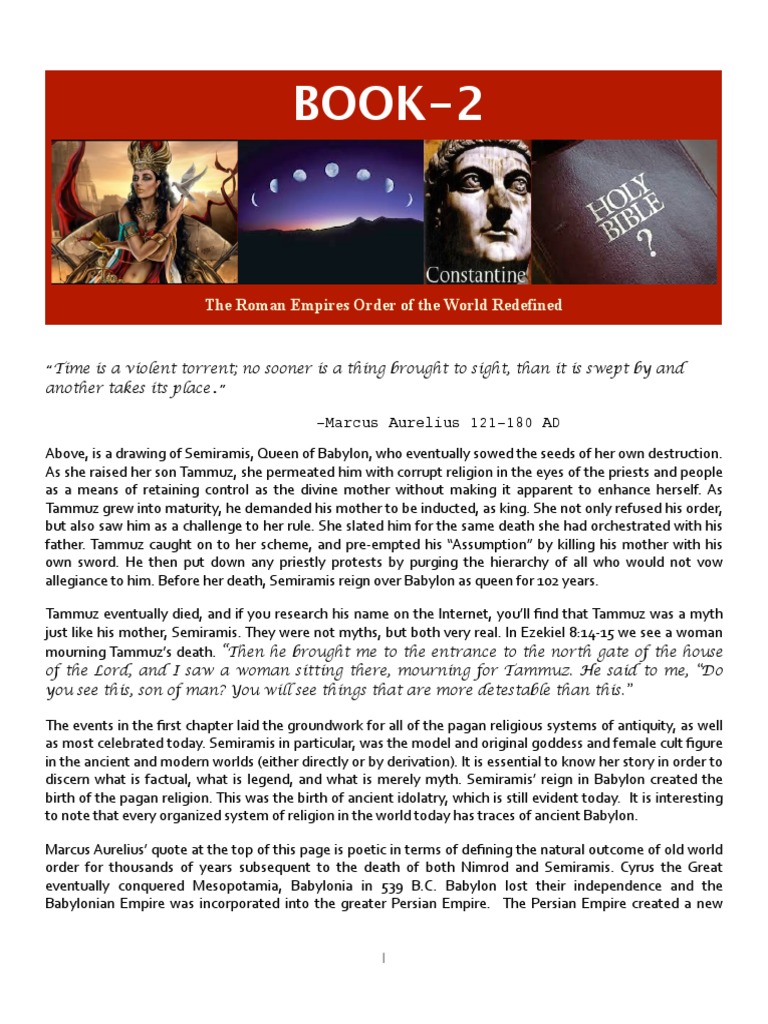 Book-2 The Roman Empires Order of The World Redefined | PDF | Nero ...