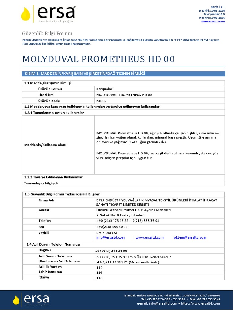 M115-Molyduval Prometheus HD 00 | PDF