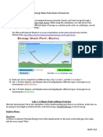 Energy Skate Park Lab Guide | PDF | Potential Energy | Kinetic Energy