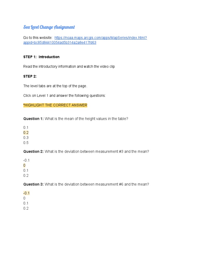 Sea Level Change & Tides Analysis | PDF | Tide | Moon