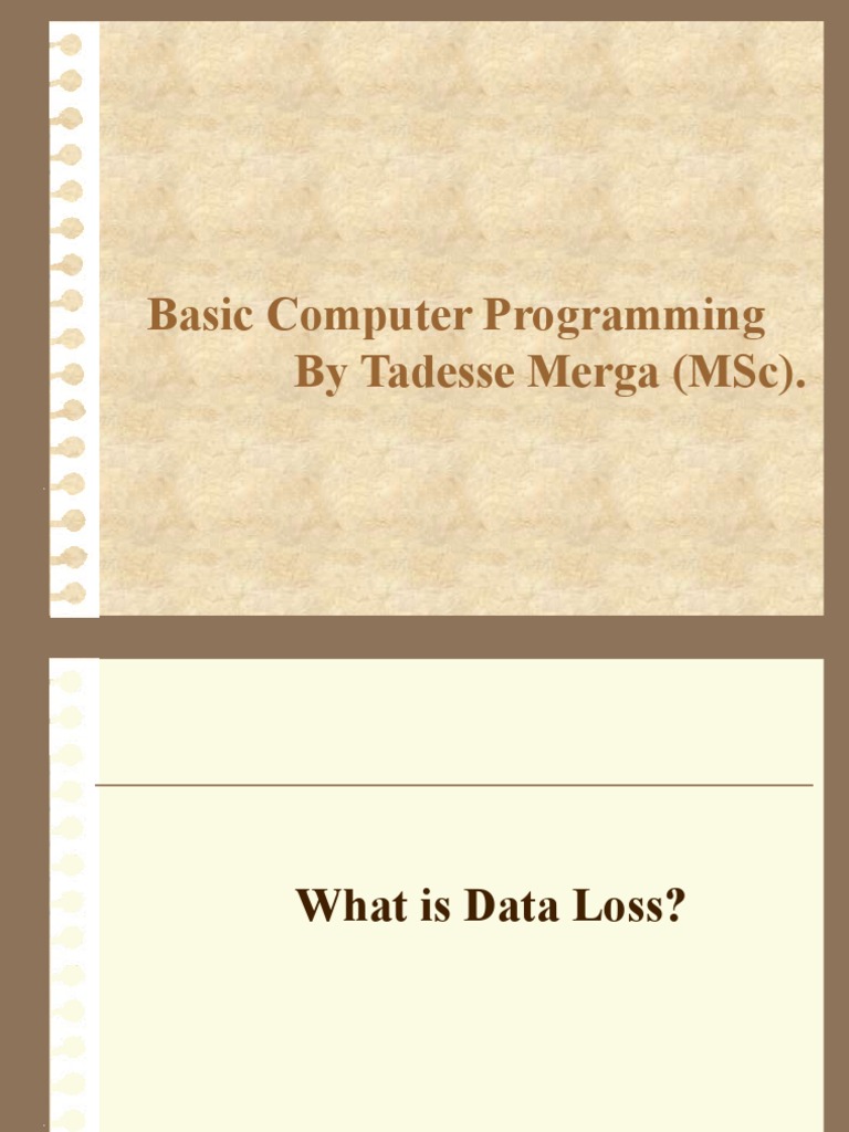 Chapter 2 Part 3 | PDF | Backup | Computer Network