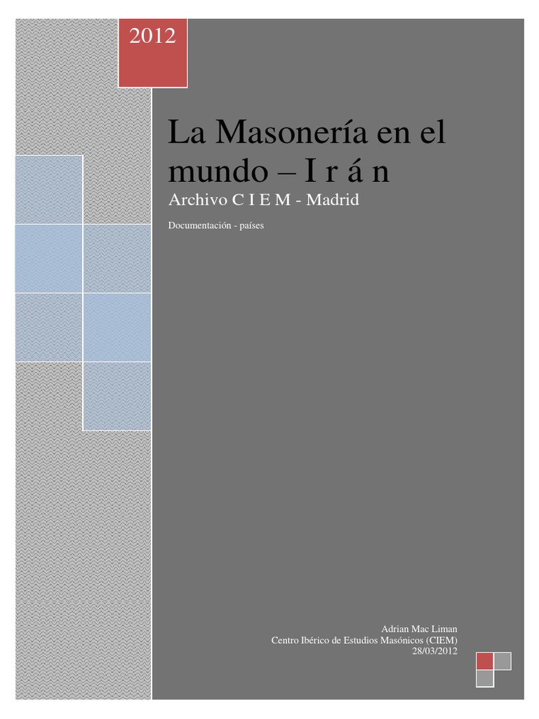 Freemasonry in Iran | PDF | Freemasonry | Masonic Lodge