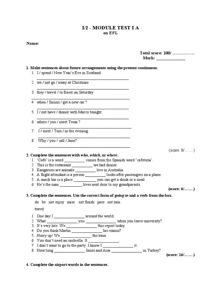 Angol Modul 2 | PDF | Airport