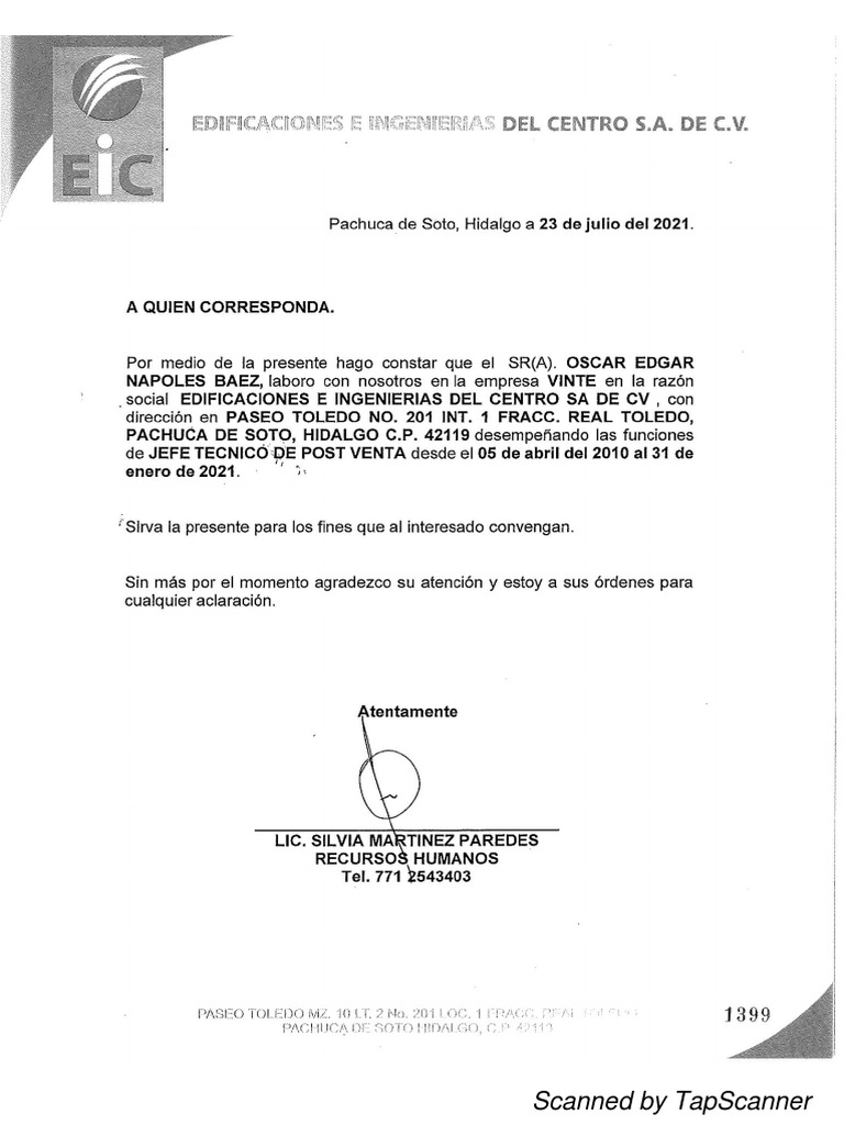Carta Laboral | PDF