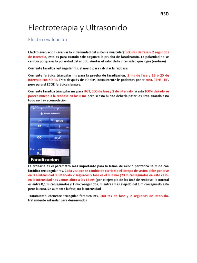 Electroterapia y US | PDF | Dolor | Sistema nervioso