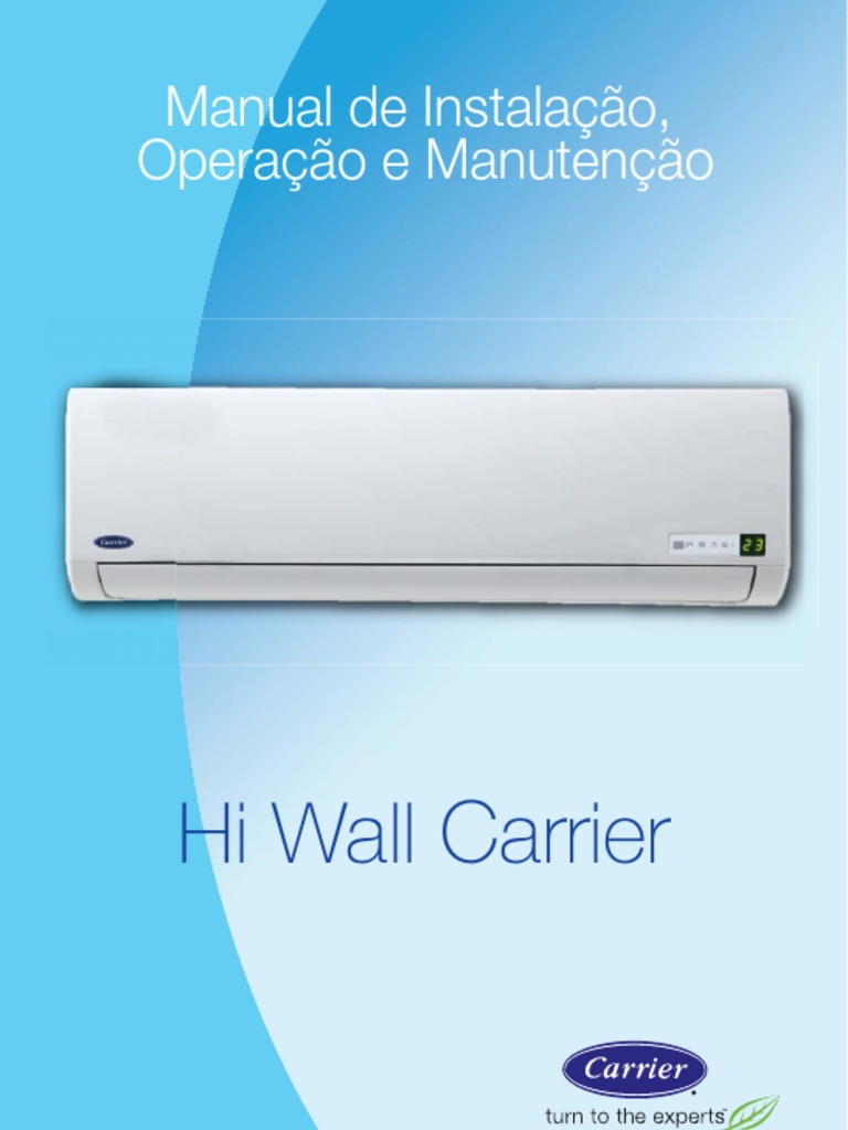 Catálogo Carrier Com Hi Wall | PDF | Águas residuais | Parafuso