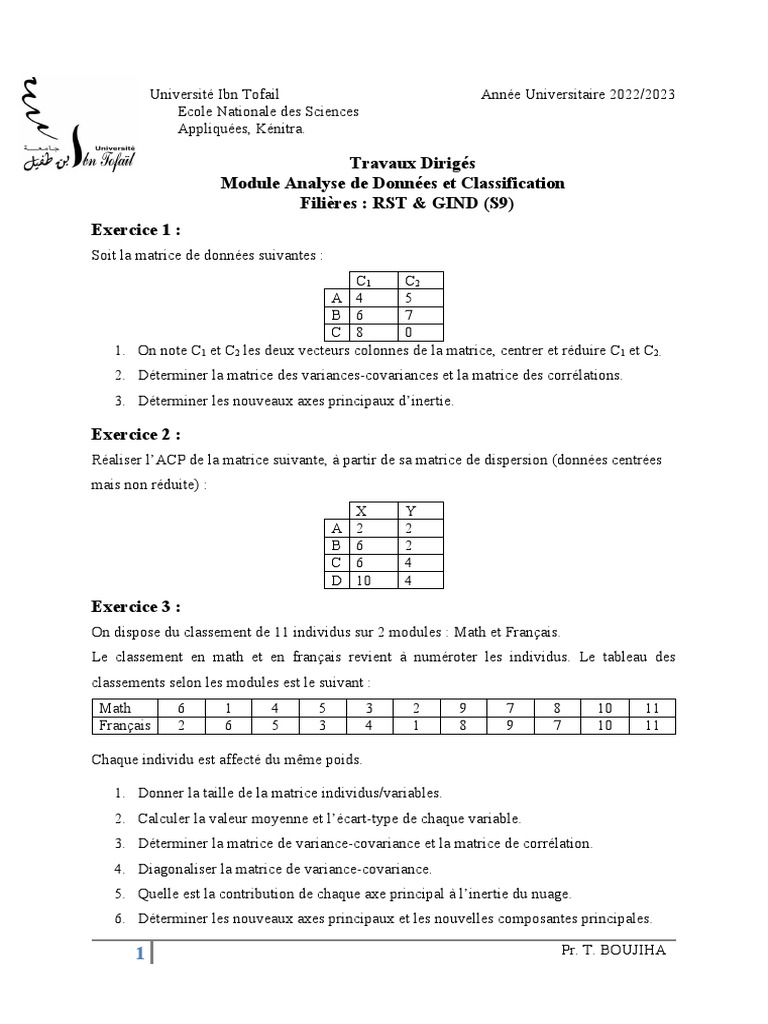 TD and | PDF | Méthodes et références pédagogiques