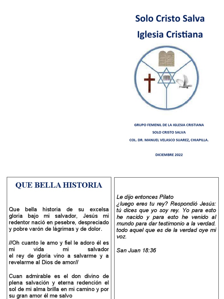Historia de Salvación en Solo Cristo Salva | PDF | Viajes y turismo ...