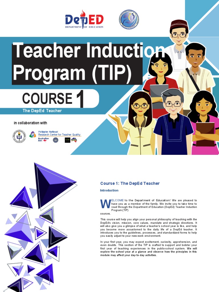 TIP Course 1 DepEd Teacher | PDF | Teachers | Curriculum