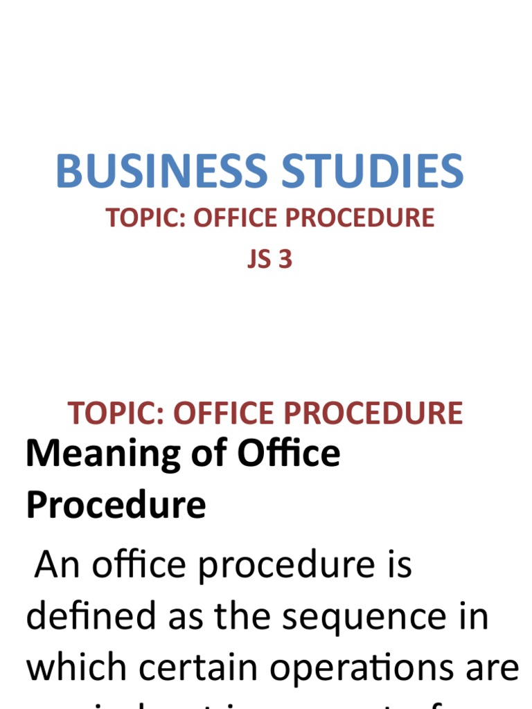 A Comprehensive Guide to Office Procedures: Bills, Invoices, Receipts ...
