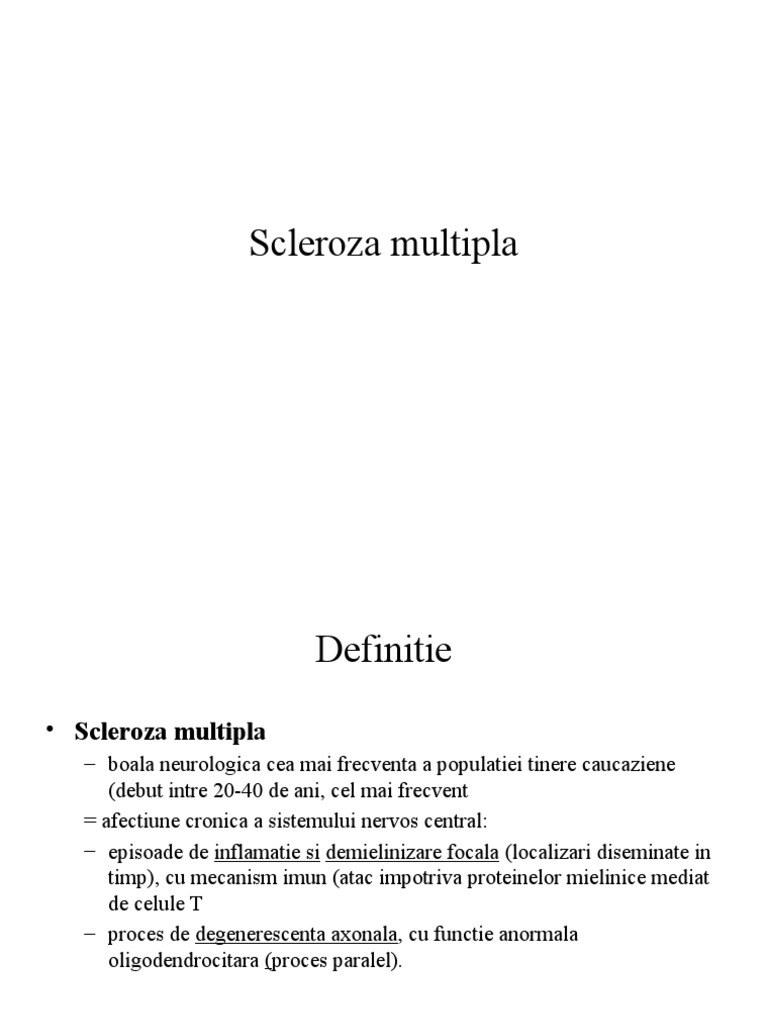 Scleroza Multipla | PDF