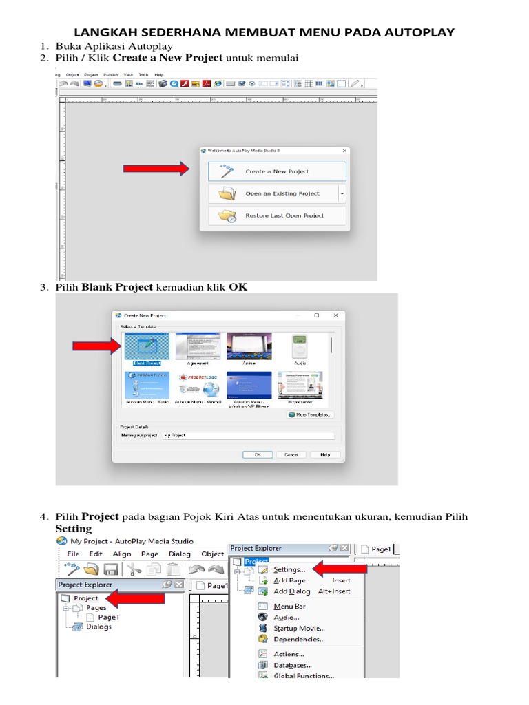 Langkah Sederhana Penggunaan Autoplay | PDF