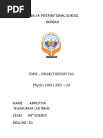 Certificate and Acknowledgement Class 12th Project | PDF