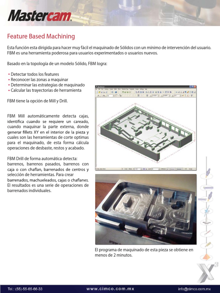 Mastercam Feature Based Machining Pdf Pdf