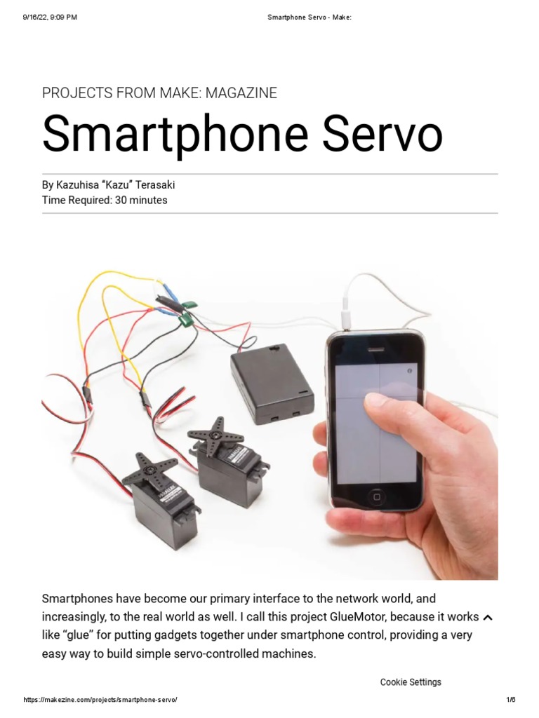 Smartphone Servo - Make - 3 | PDF | Ios | Mobile App