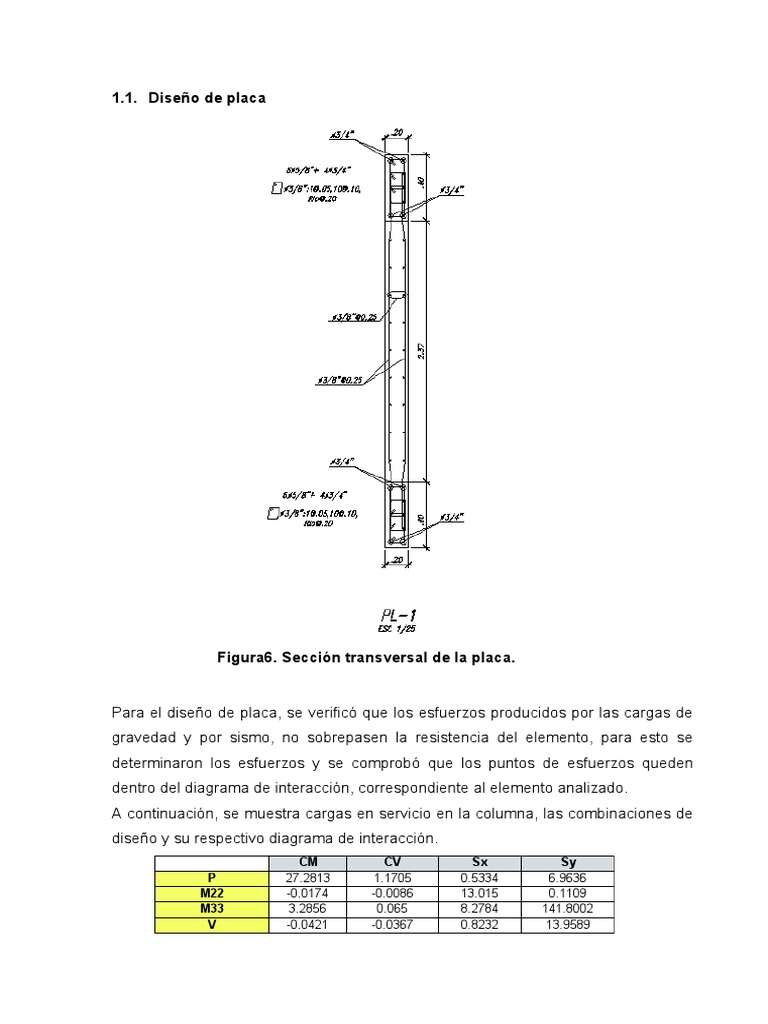 ESCALERA - DISEÑO DE PLACA | PDF